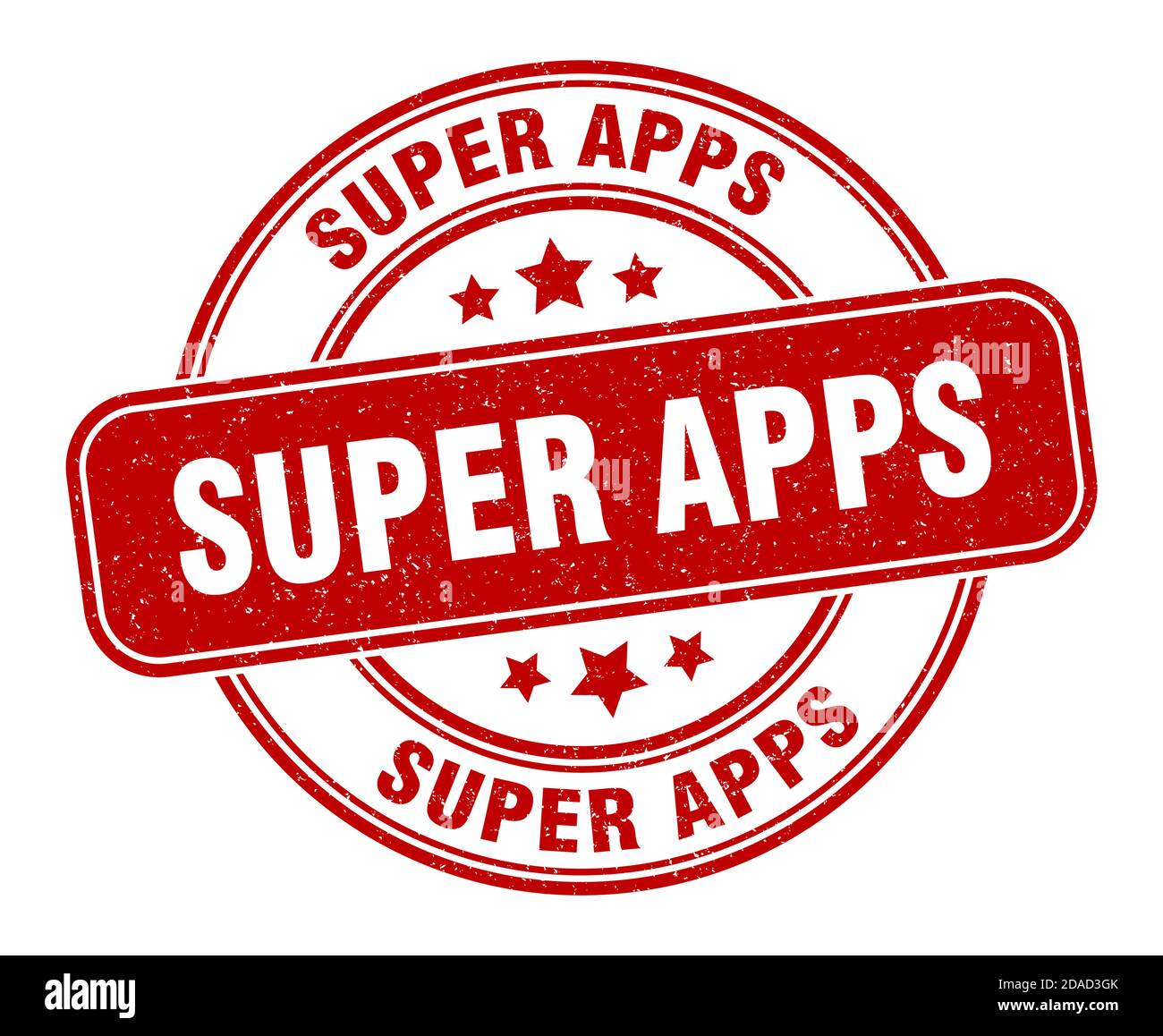 super apps stamp. super apps sign. round grunge label Stock Vector ...