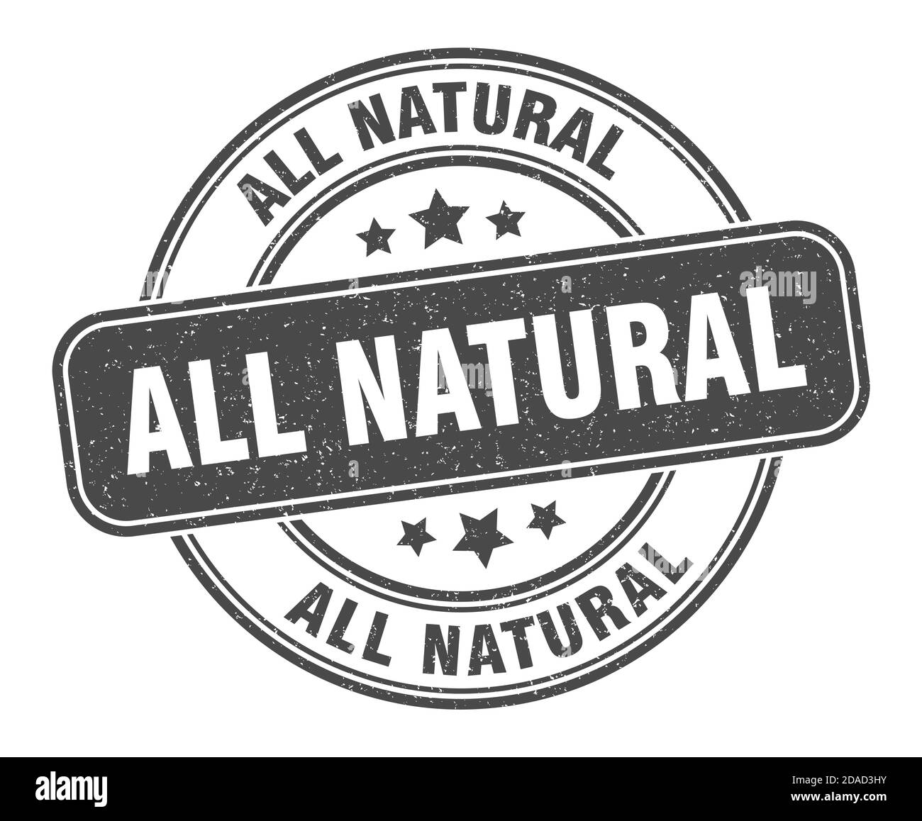 all natural stamp. all natural sign. round grunge label Stock Vector ...