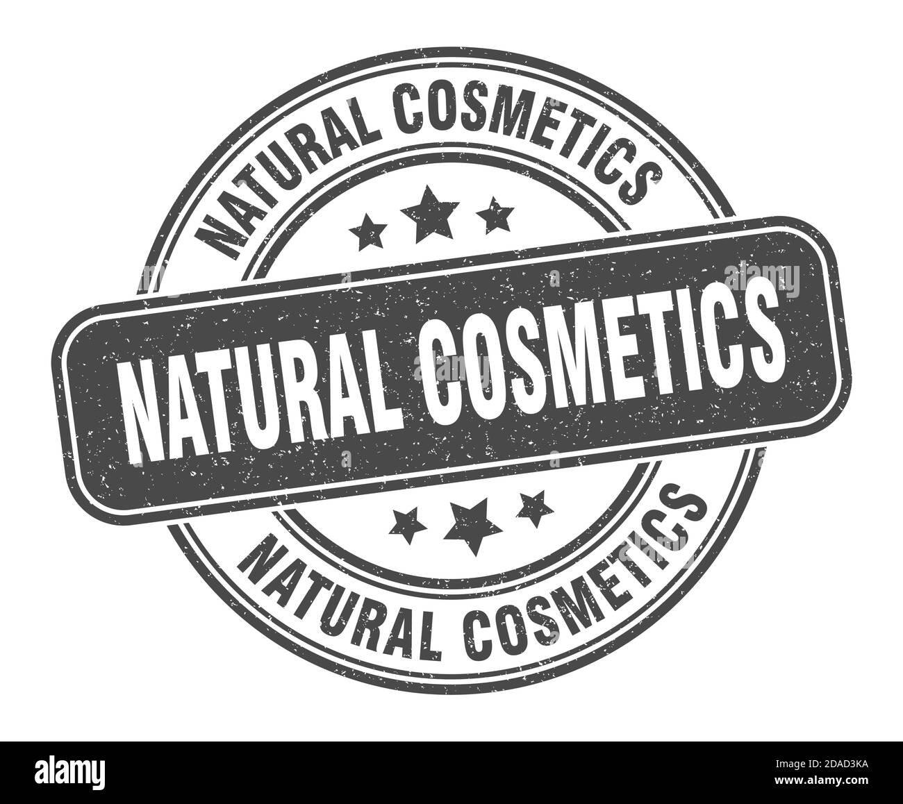 natural cosmetics stamp. natural cosmetics sign. round grunge label ...