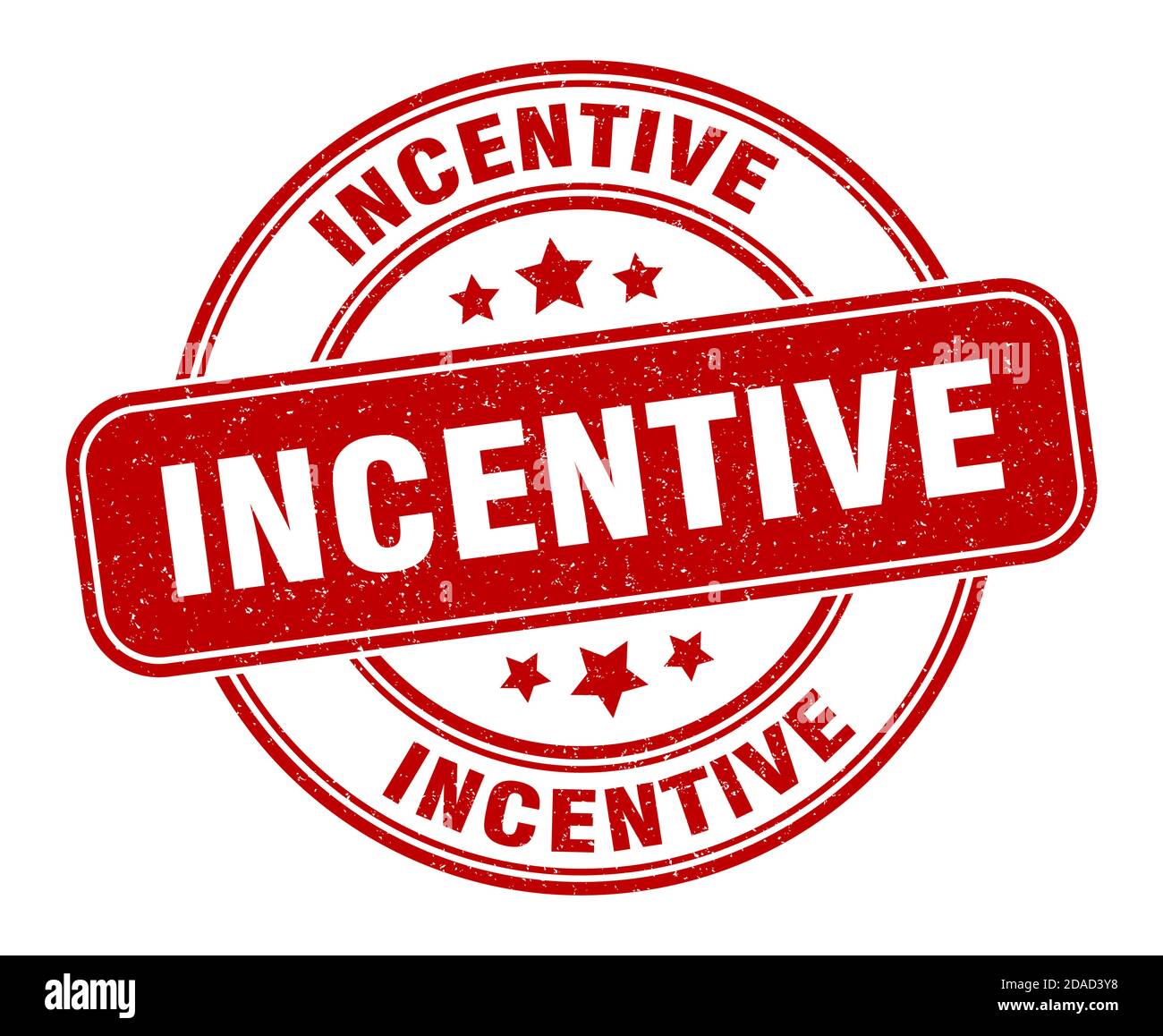incentive stamp. incentive sign. round grunge label Stock Vector Image ...