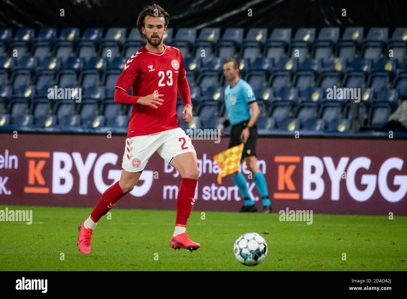 Broendby, Denmark. 11th Nov, 2020. Lucas Andersen (23) of Denmark seen ...