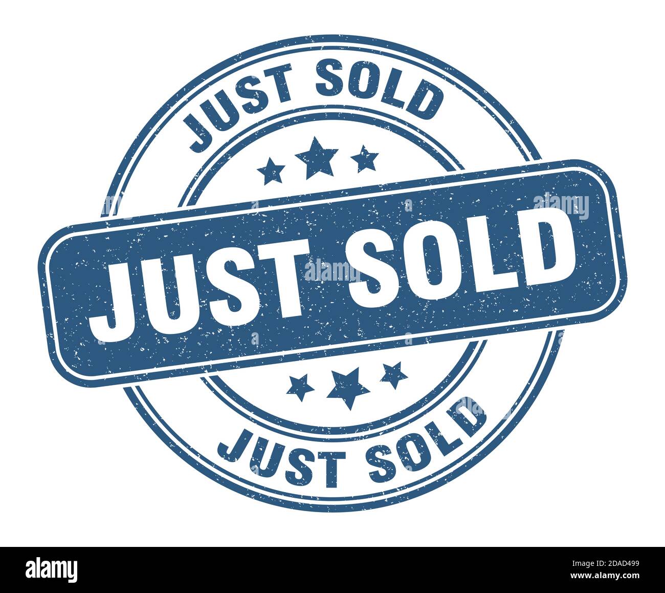 just sold stamp. just sold sign. round grunge label Stock Vector Image ...