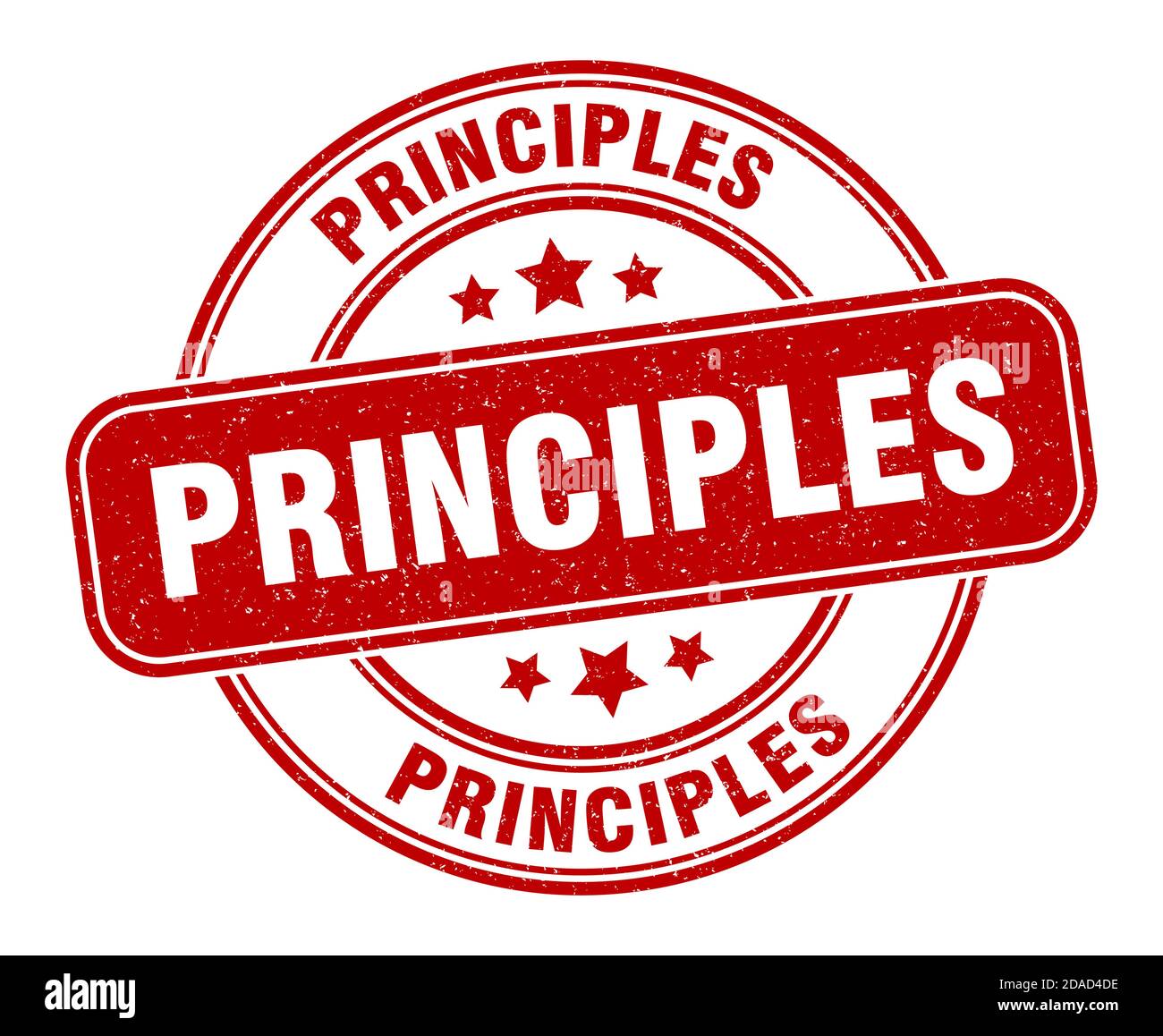 principles stamp. principles sign. round grunge label Stock Vector ...