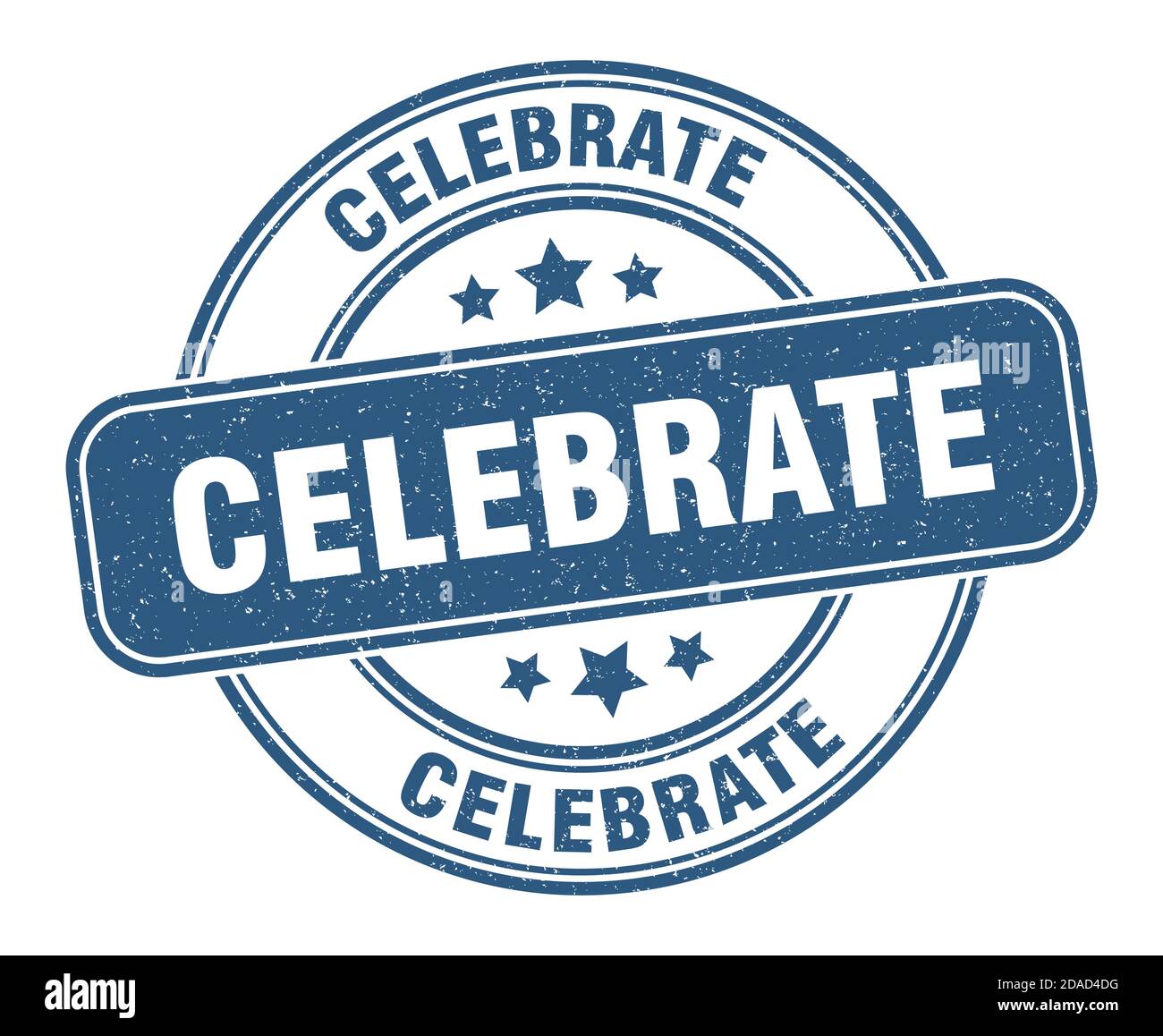 celebrate stamp. celebrate sign. round grunge label Stock Vector Image ...