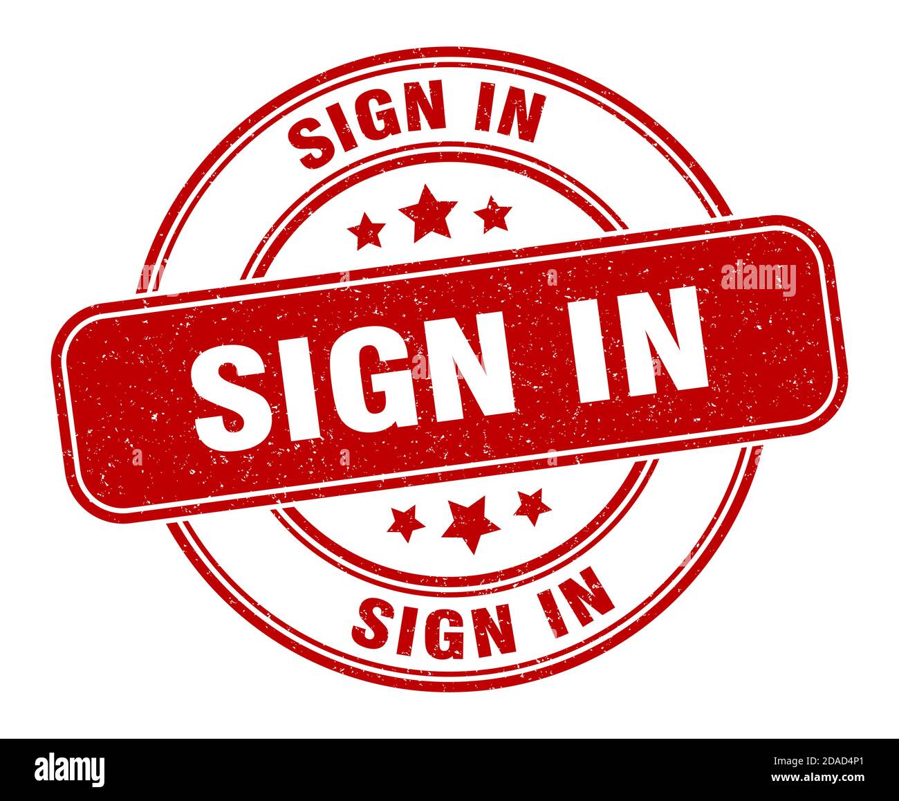 sign in stamp. sign in sign. round grunge label Stock Vector Image ...