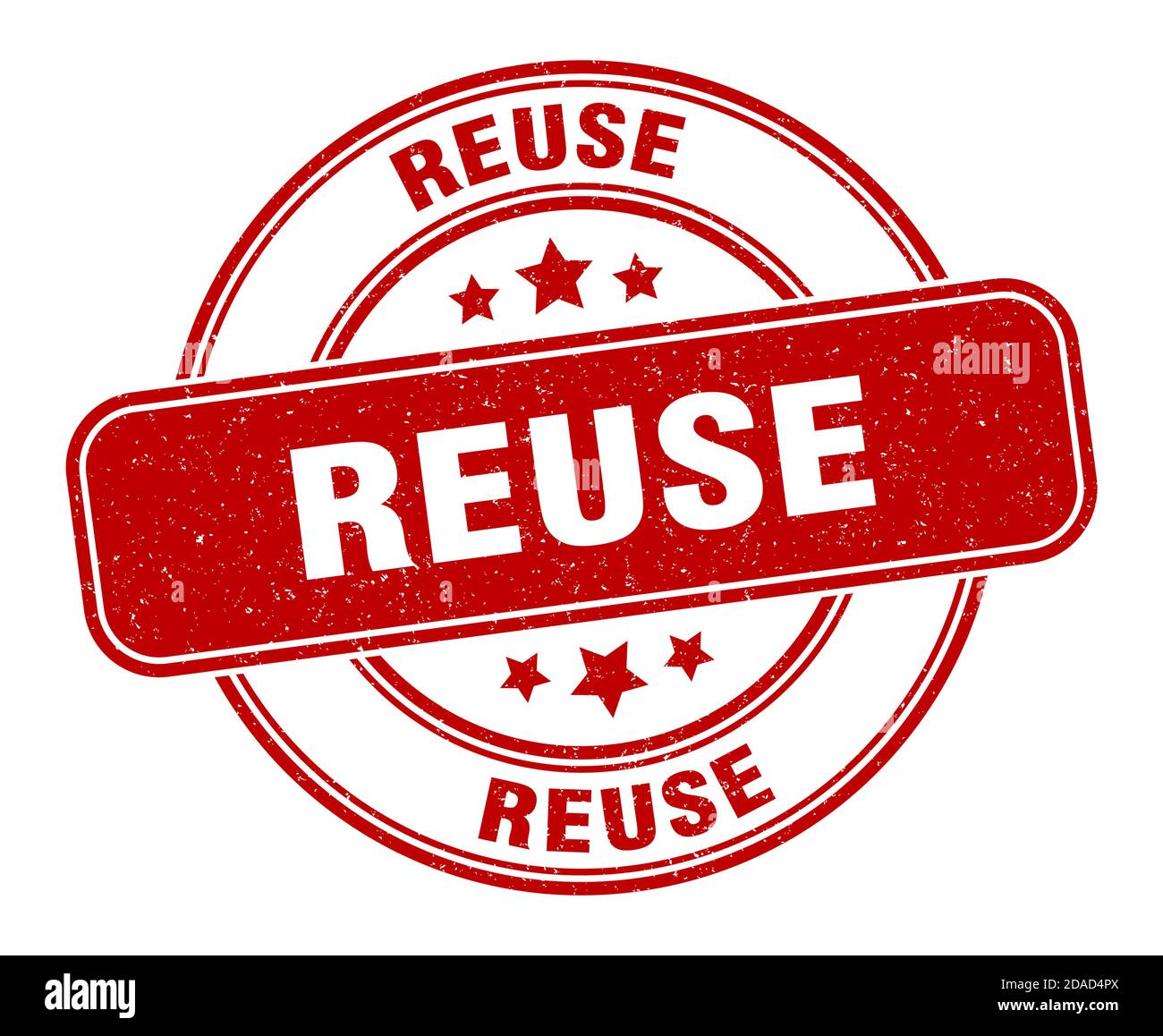 reuse stamp. reuse sign. round grunge label Stock Vector Image & Art ...