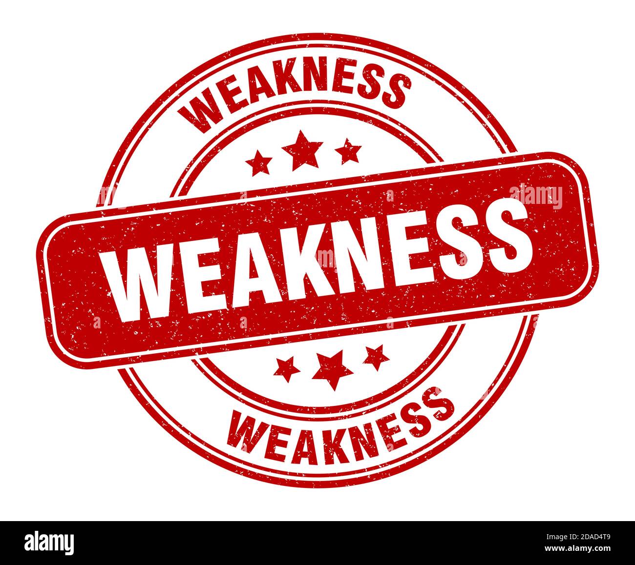 Weakness rubber stamp hi-res stock photography and images - Alamy