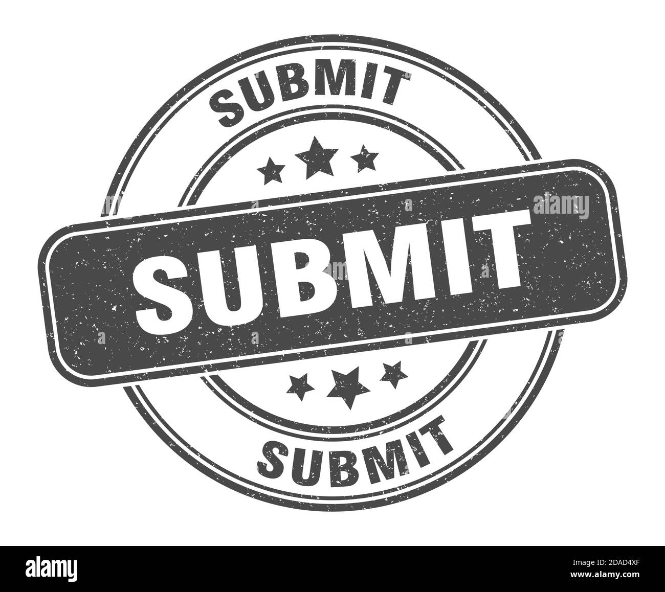 submit stamp. submit sign. round grunge label Stock Vector Image & Art ...