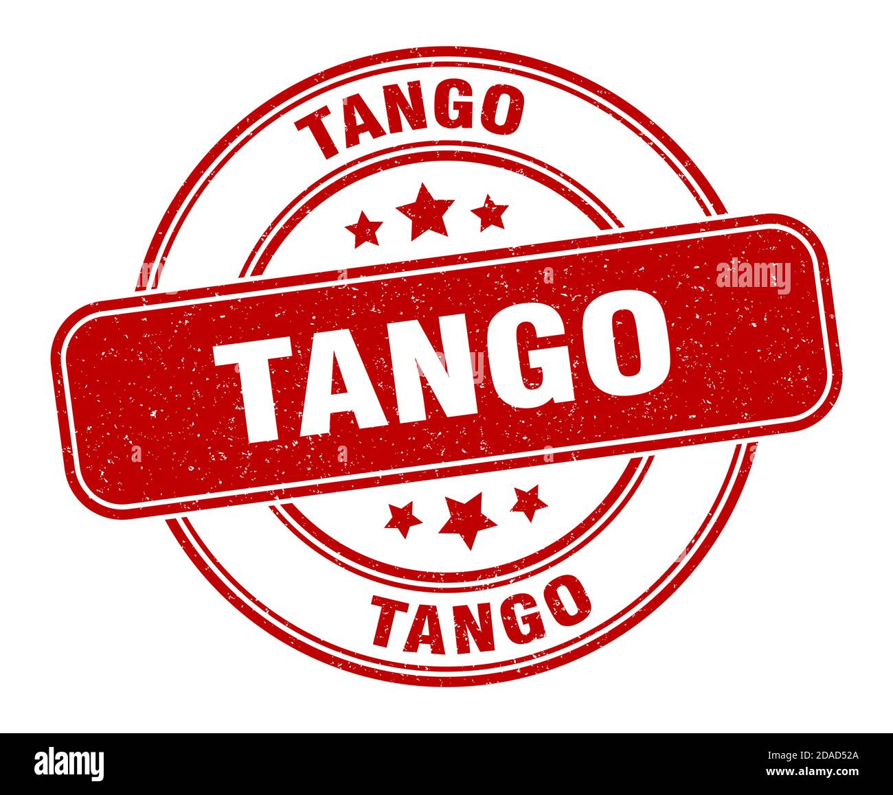tango stamp. tango sign. round grunge label Stock Vector Image & Art ...