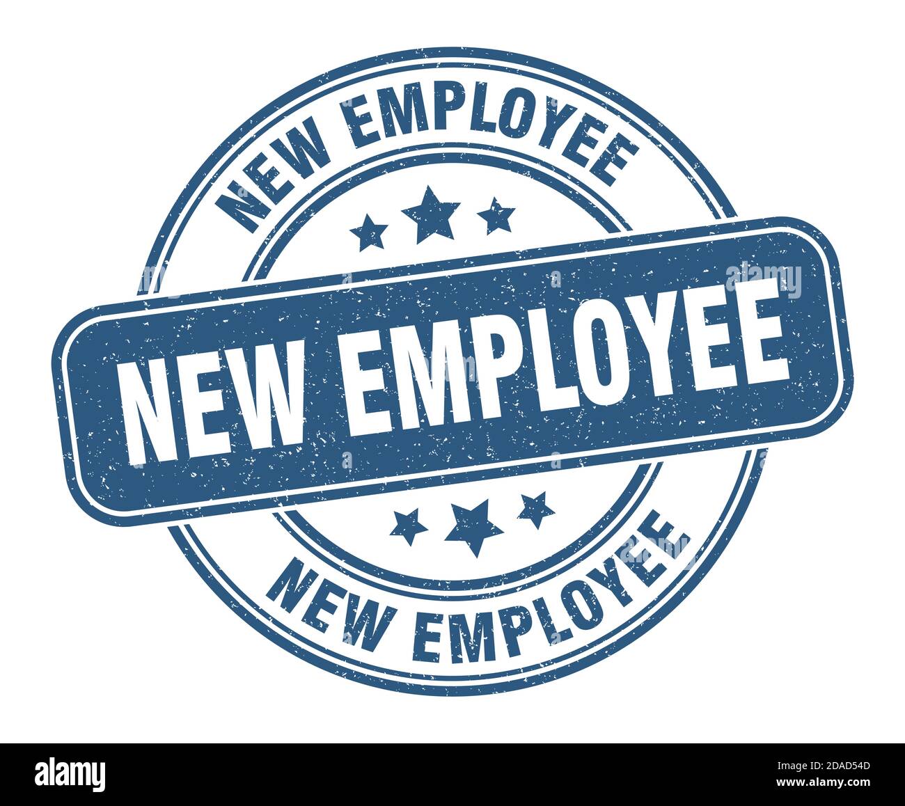 new employee stamp. new employee sign. round grunge label Stock Vector ...