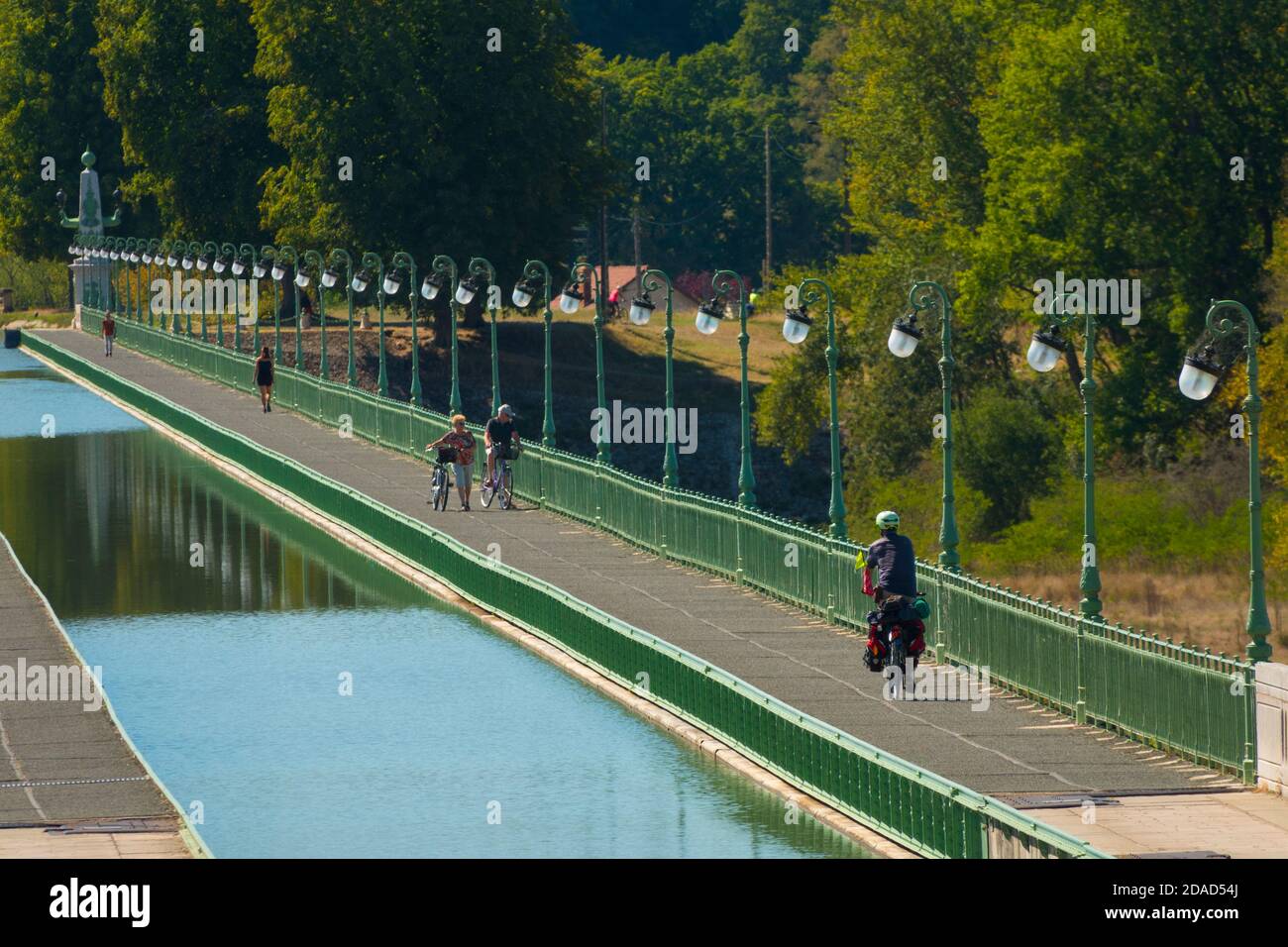 France,Loiret (45), Briare, Briare canal bridge, built in 1896 by ...