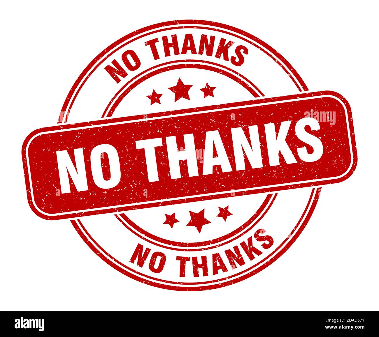 no thanks stamp. no thanks sign. round grunge label Stock Vector Image ...