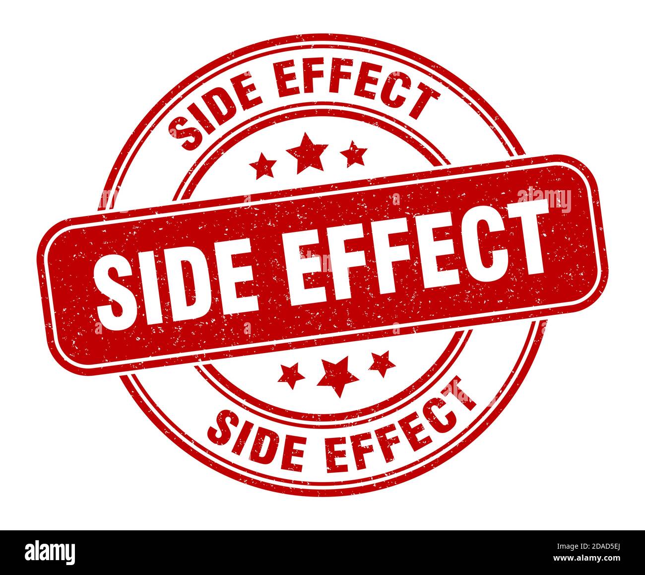 side effect stamp. side effect sign. round grunge label Stock Vector ...