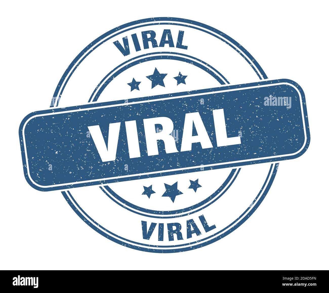 viral stamp. viral sign. round grunge label Stock Vector Image & Art ...