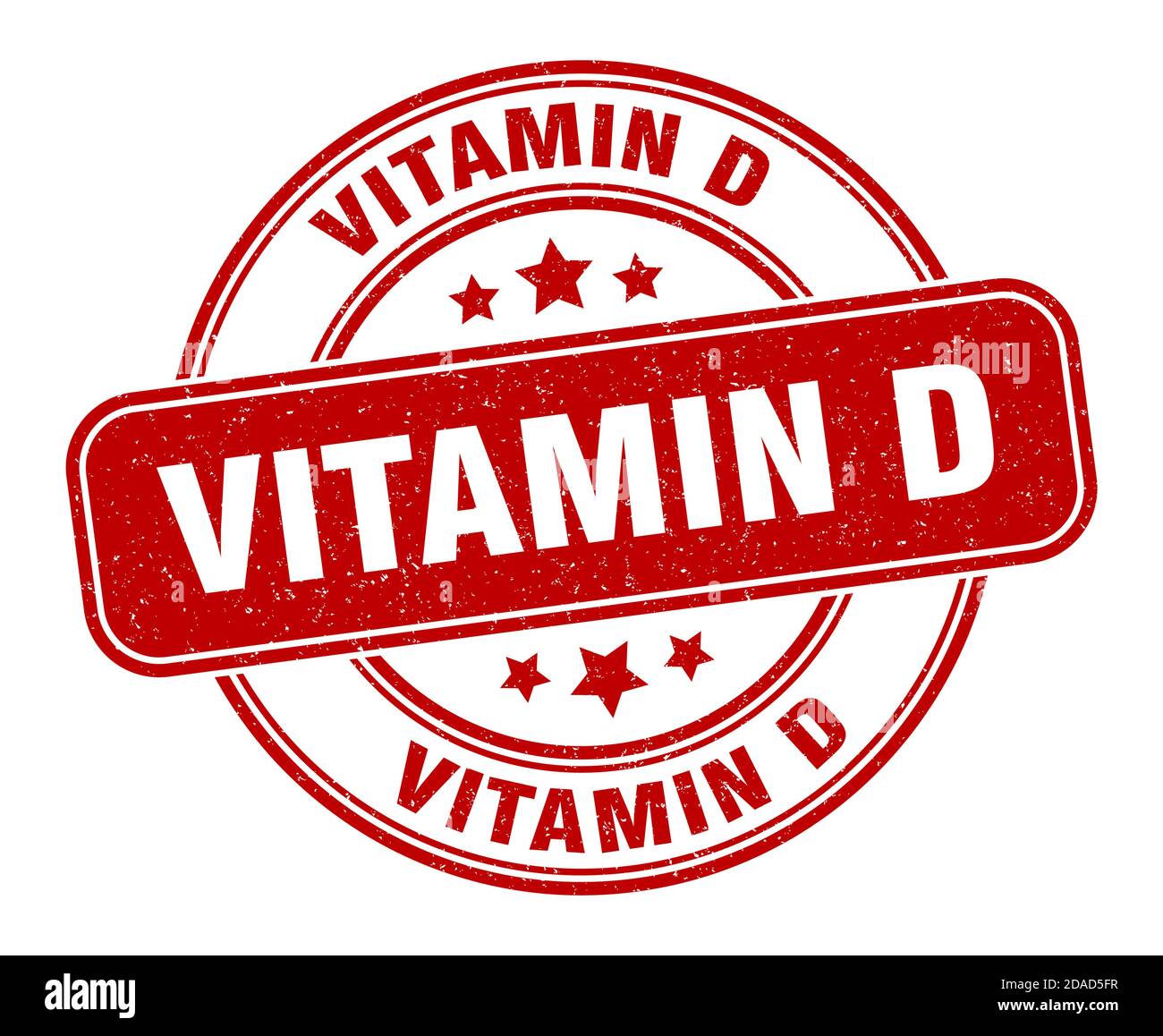vitamin d stamp. vitamin d sign. round grunge label Stock Vector Image ...