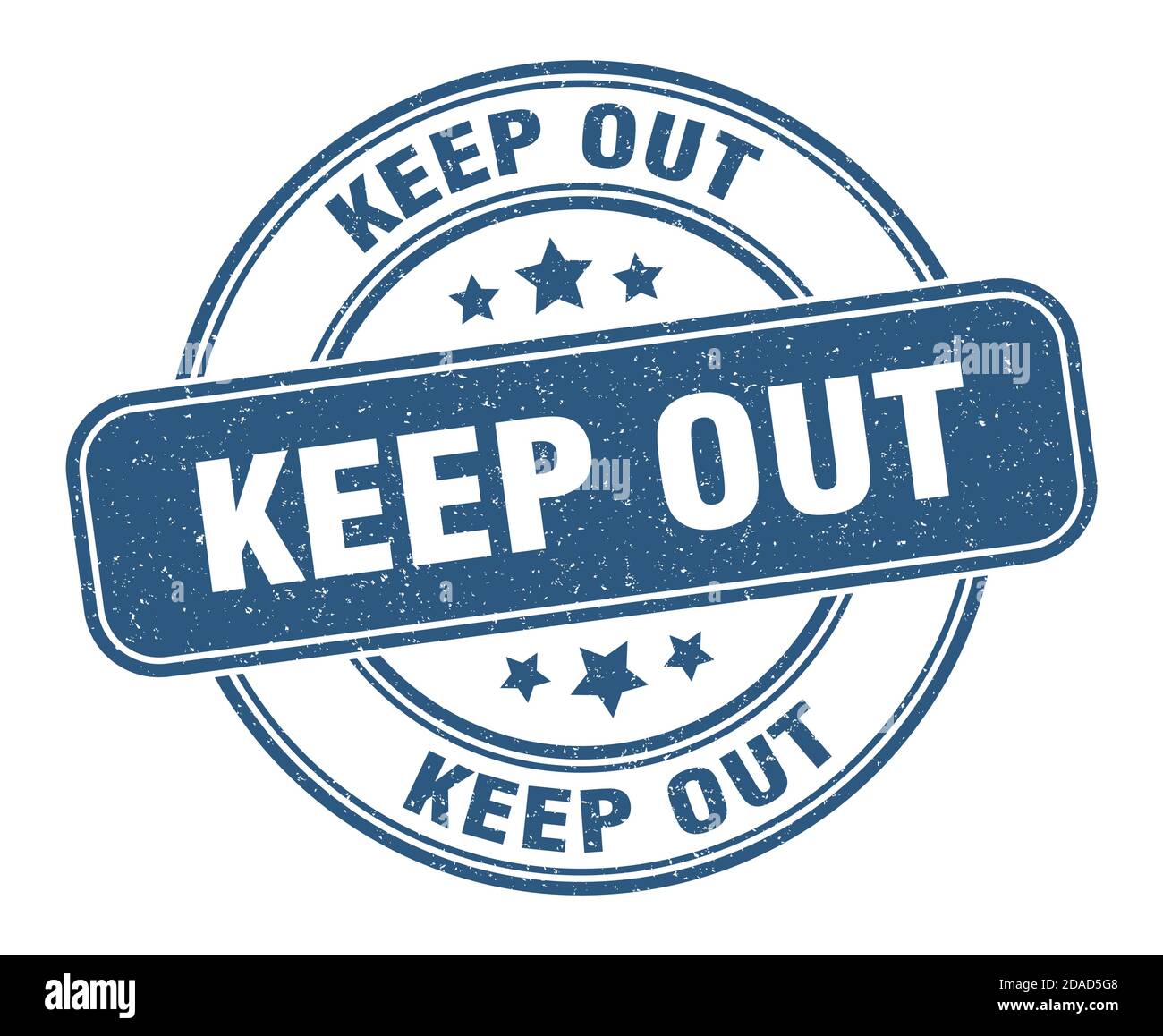 keep out stamp. keep out sign. round grunge label Stock Vector Image ...