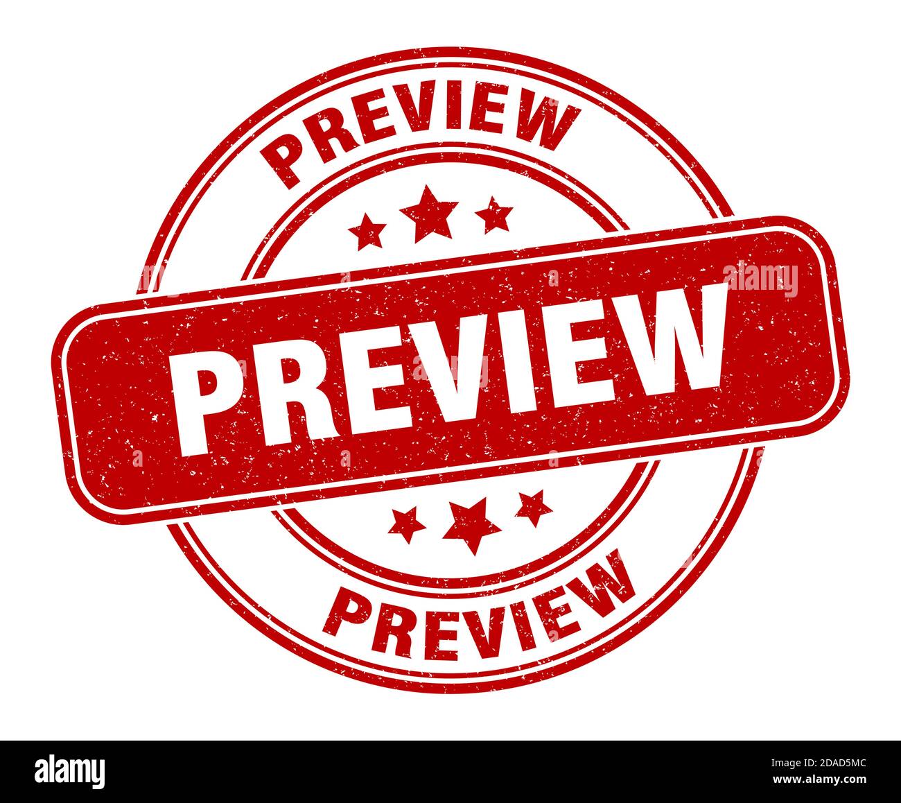 preview stamp. preview sign. round grunge label Stock Vector Image ...