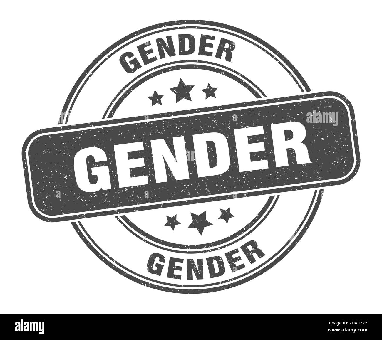 gender stamp. gender sign. round grunge label Stock Vector Image & Art ...