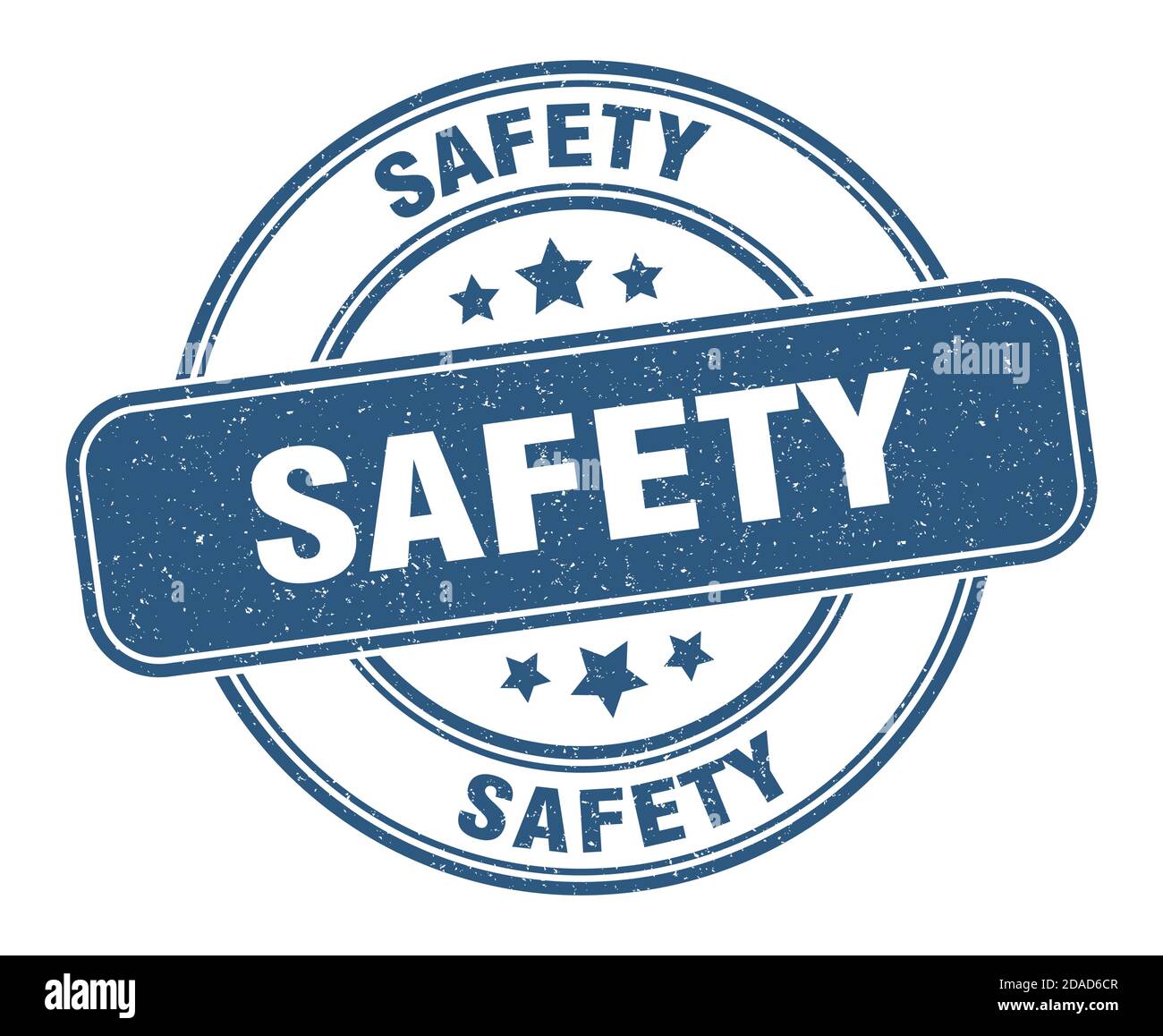 safety stamp. safety sign. round grunge label Stock Vector Image & Art ...