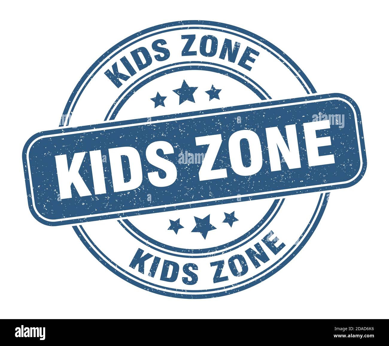 kids zone stamp. kids zone sign. round grunge label Stock Vector Image ...