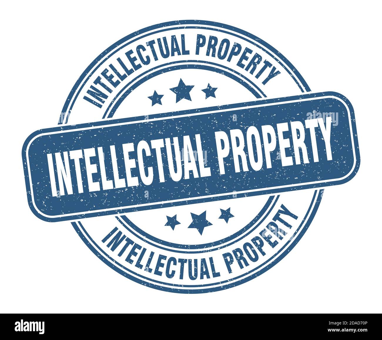 Patented blue round grunge Stock Vector Images - Alamy