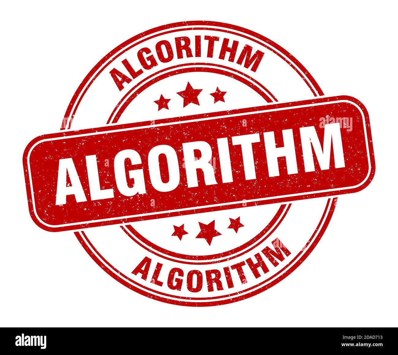 algorithm stamp. algorithm sign. round grunge label Stock Vector Image & Art - Alamy