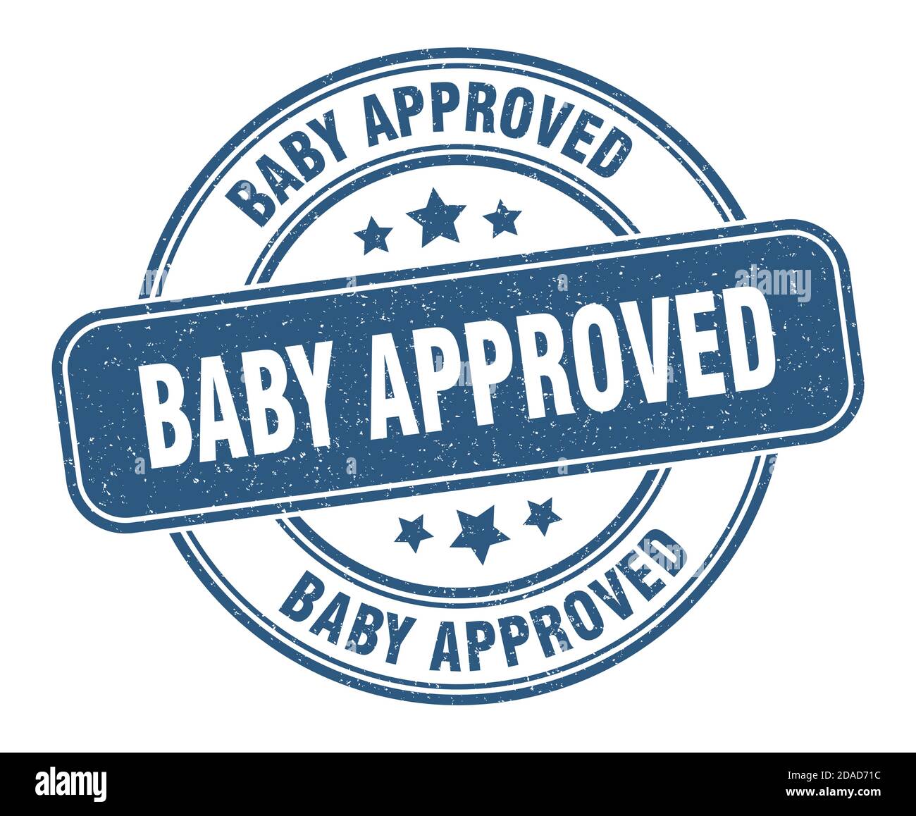 baby approved stamp. baby approved sign. round grunge label Stock ...