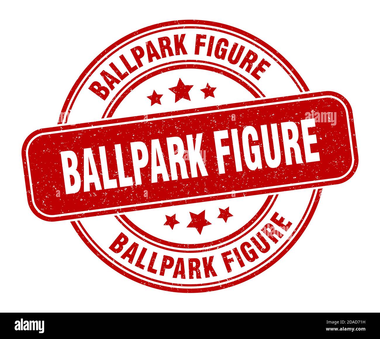 ballpark figure stamp. ballpark figure sign. round grunge label Stock ...