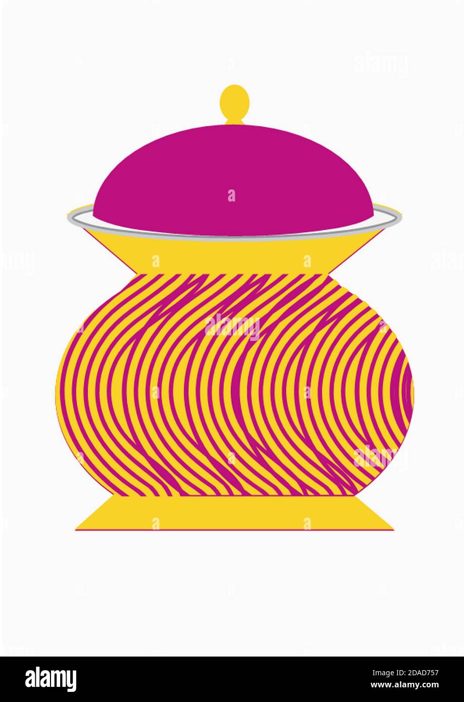 Yellow color, Pottery shape, Pickle Jar Vector Artwork Stock Photo - Alamy