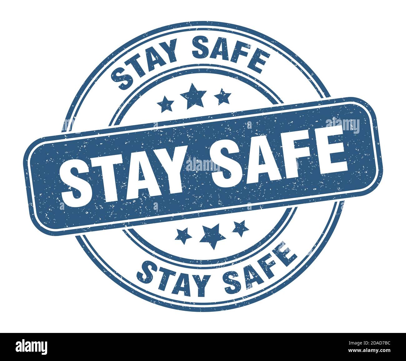 stay safe stamp. stay safe sign. round grunge label Stock Vector Image ...