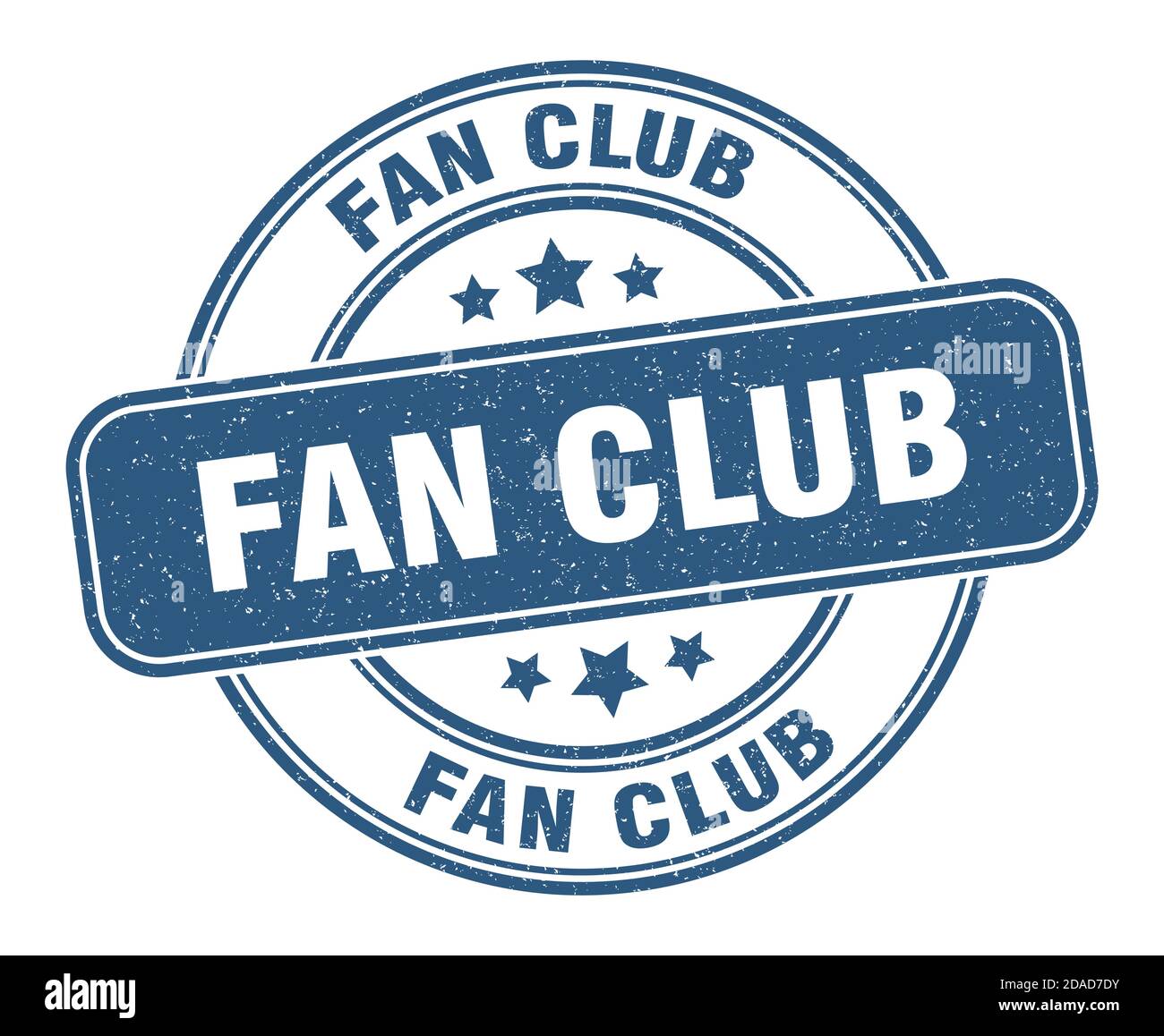 fan club stamp. fan club sign. round grunge label Stock Vector Image ...