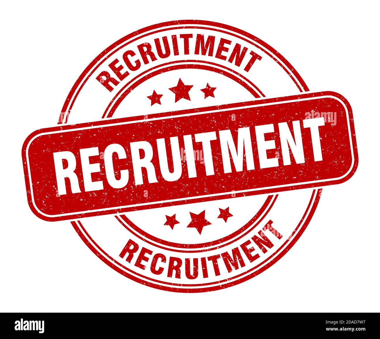 recruitment stamp. recruitment sign. round grunge label Stock Vector ...
