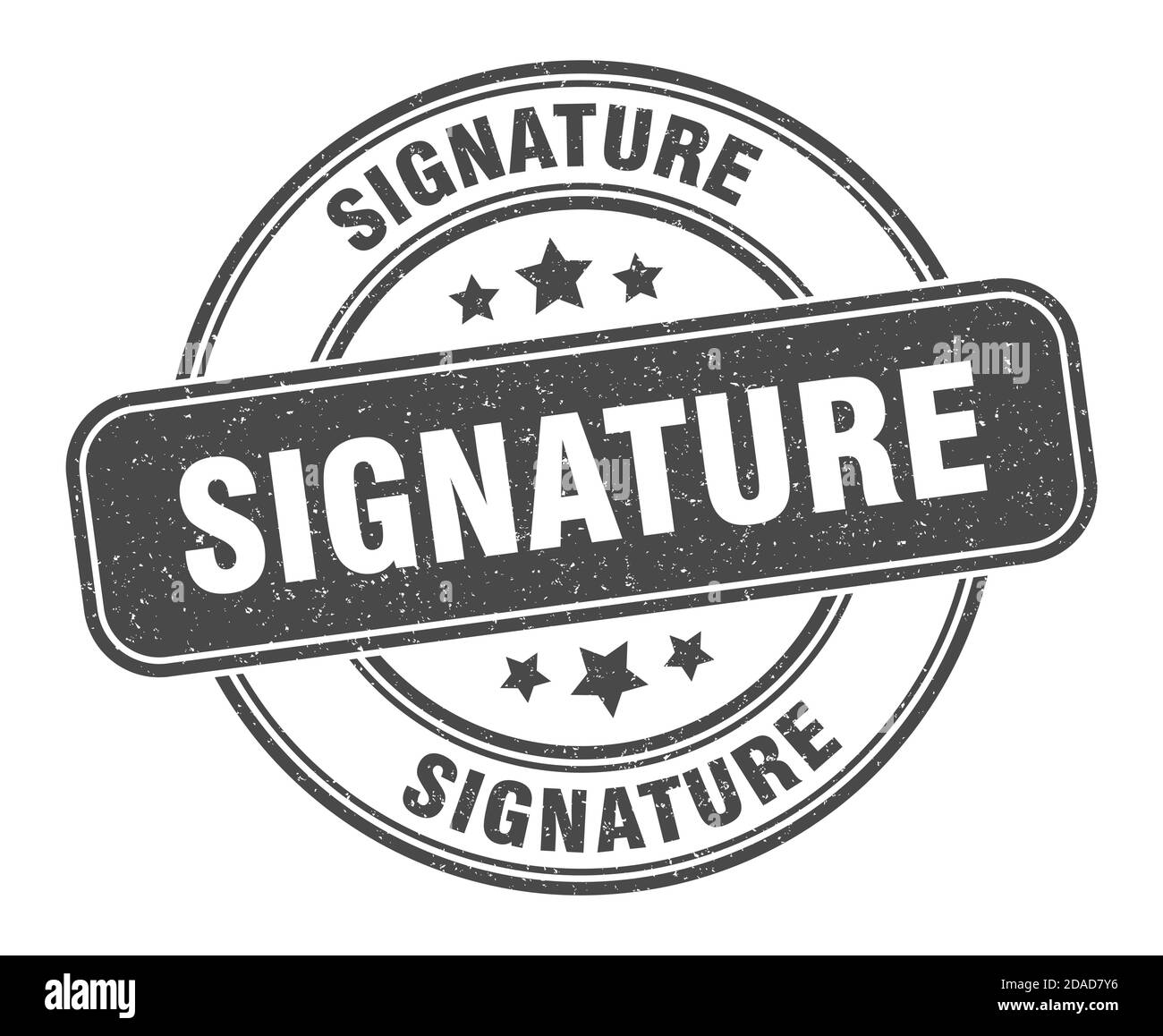 Signature stamp Black and White Stock Photos & Images - Alamy