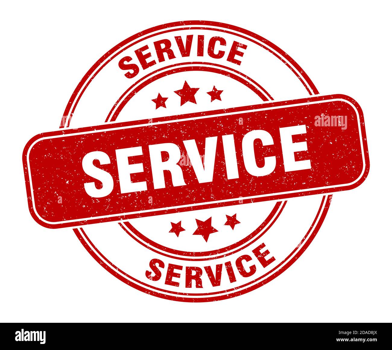 service stamp. service sign. round grunge label Stock Vector Image ...