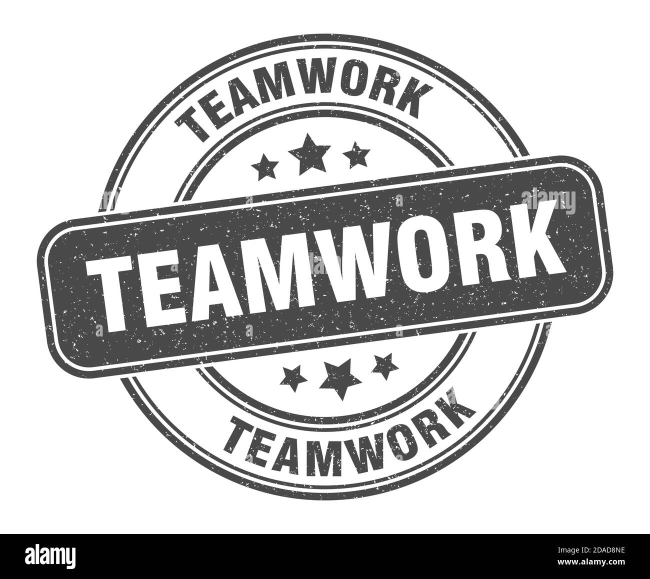 Teamwork stamp Black and White Stock Photos & Images - Alamy