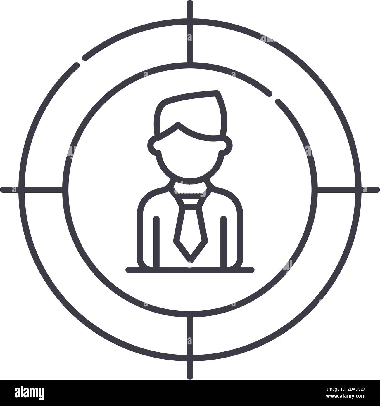 Target audience symbol hi-res stock photography and images - Alamy