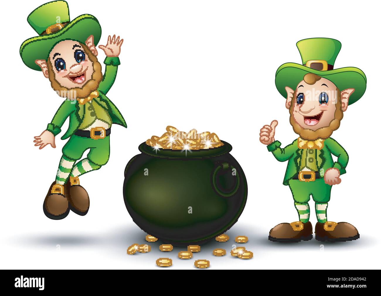 Hat coins cartoon Cut Out Stock Images & Pictures - Alamy