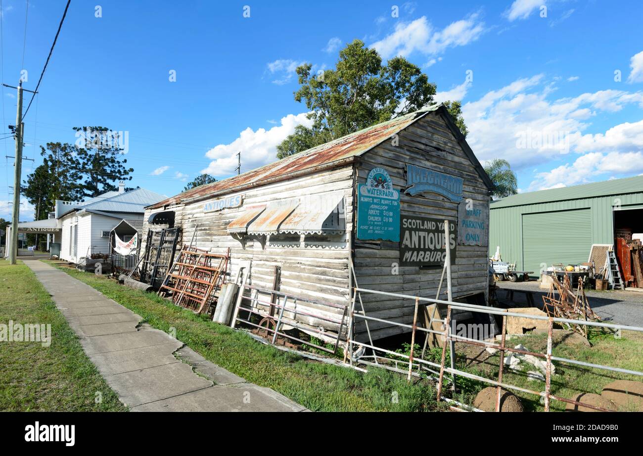 Antiques shop in the charming rural village of Marburg, Ipswich ...