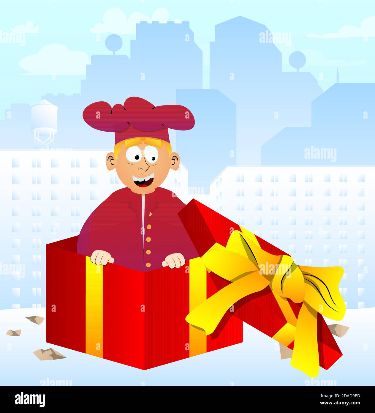 Happy birthday in a restaurant Stock Vector Images - Alamy