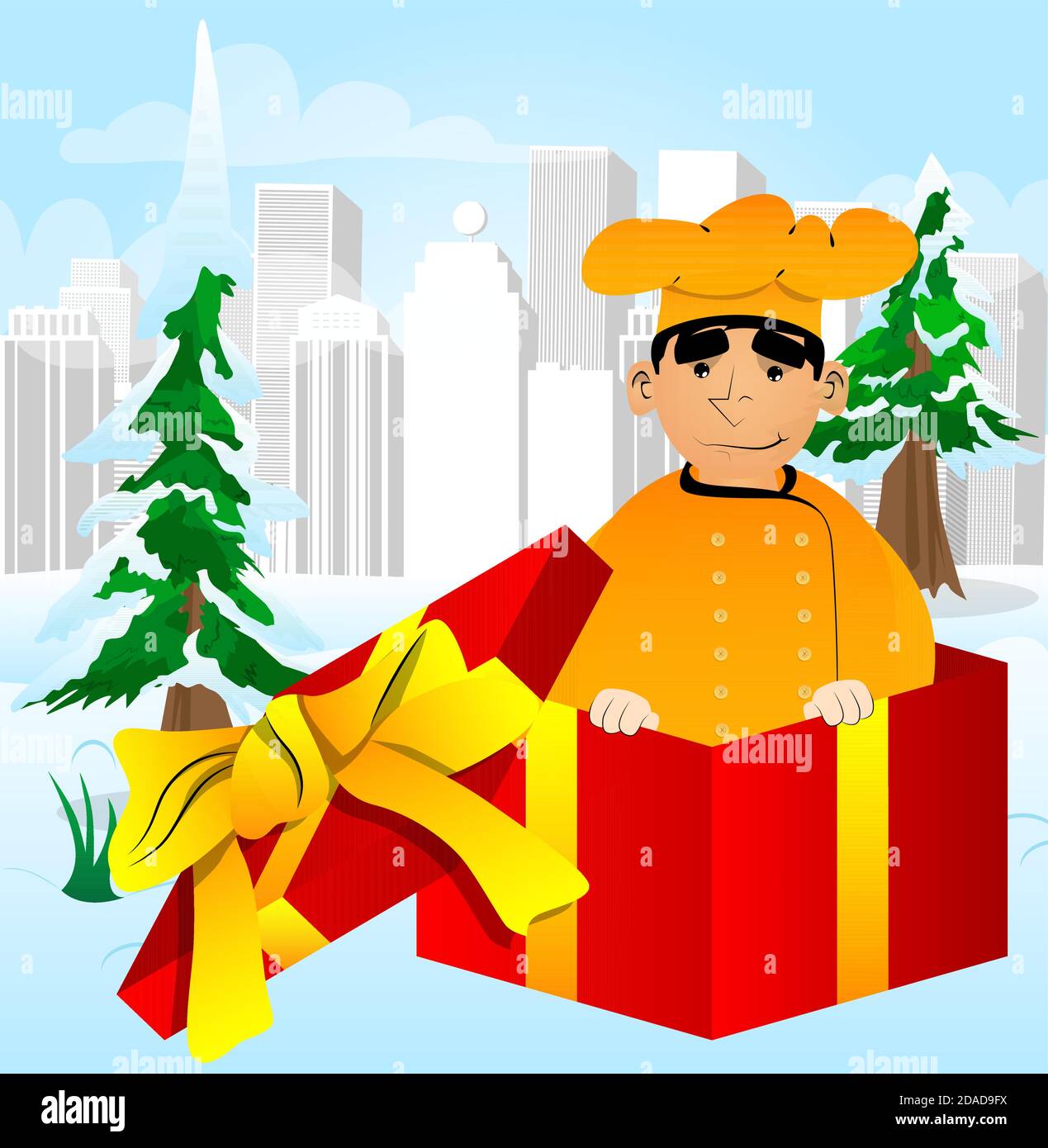 Happy birthday in a restaurant Stock Vector Images - Alamy