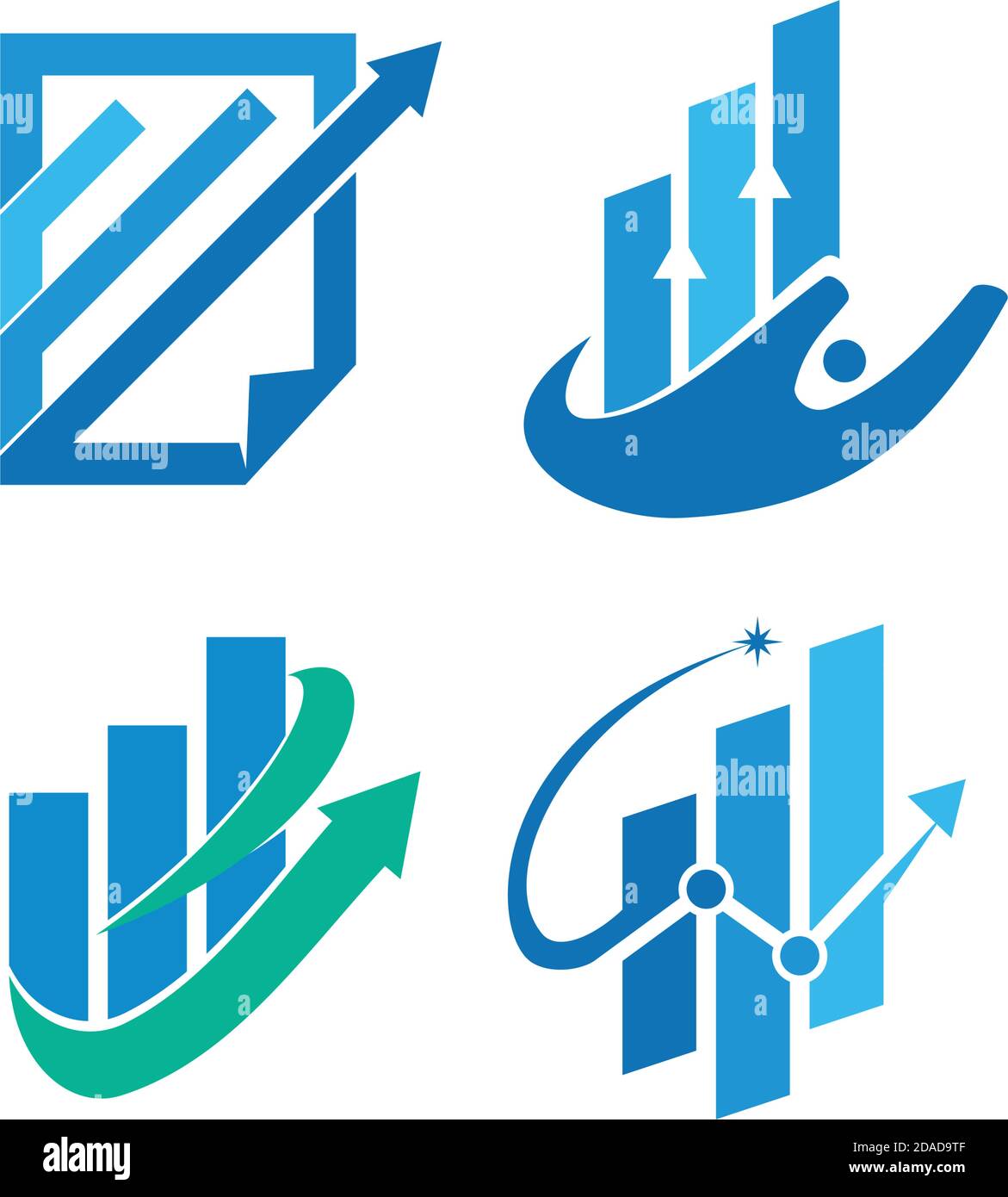 Financial Success Design Template Isolated Stock Vector Image & Art - Alamy