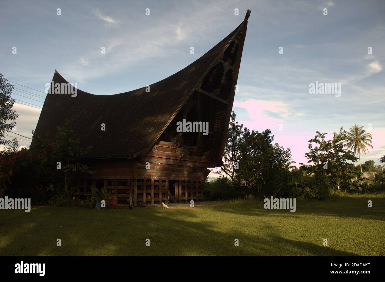 Batak traditional house in Samosir, North Sumatra, Indonesia Stock ...