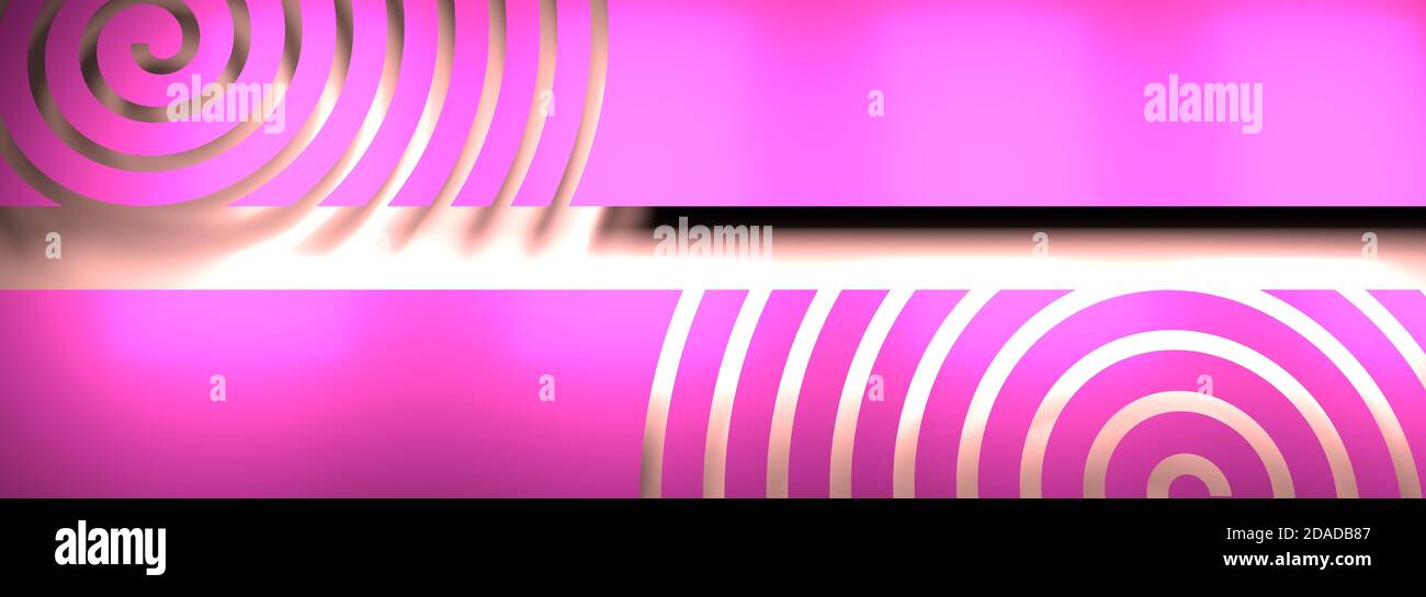 Geometry banner illustration Stock Photo - Alamy