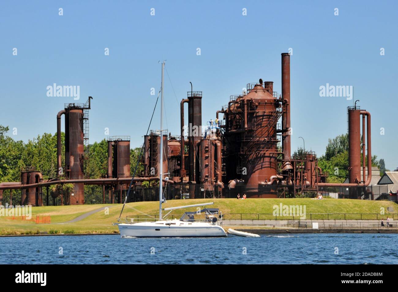 Seattle gas light company gasification plant hi-res stock photography ...