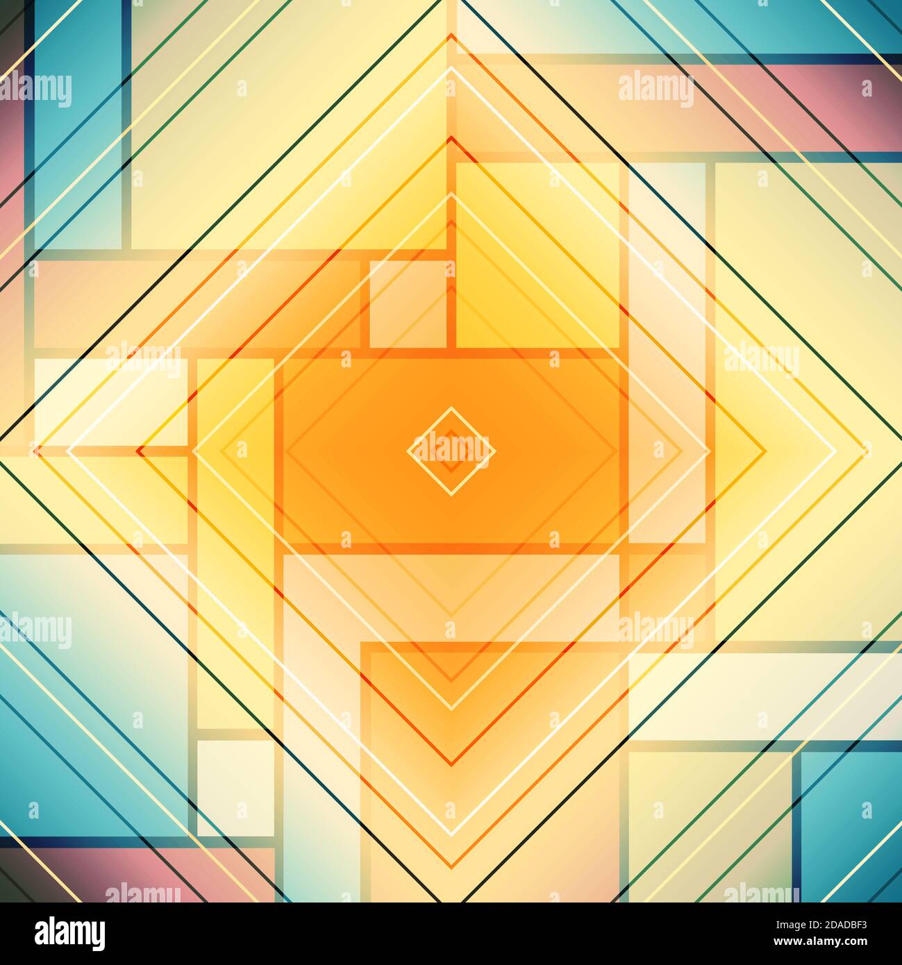 Square shapes background Stock Photo - Alamy