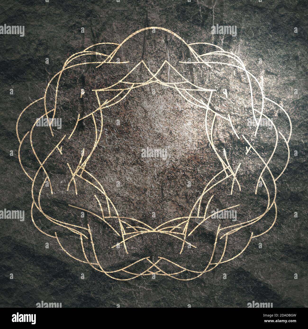 Abstract geometry emblem Stock Photo - Alamy