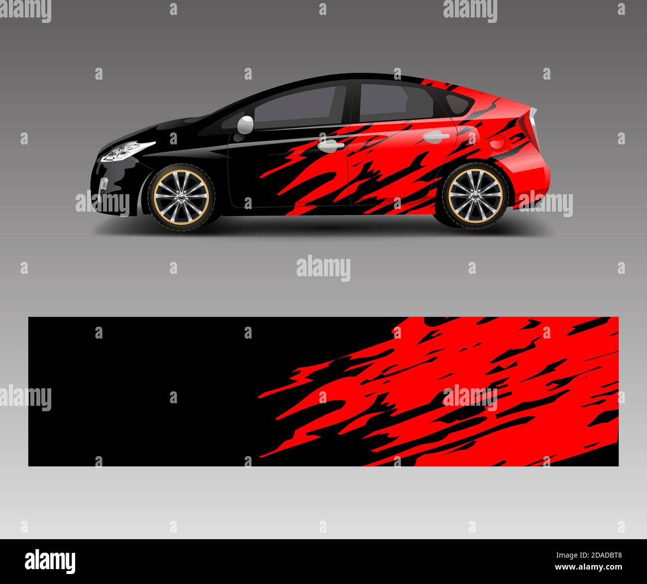 Sport car racing wrap design. vector design template design vector ...