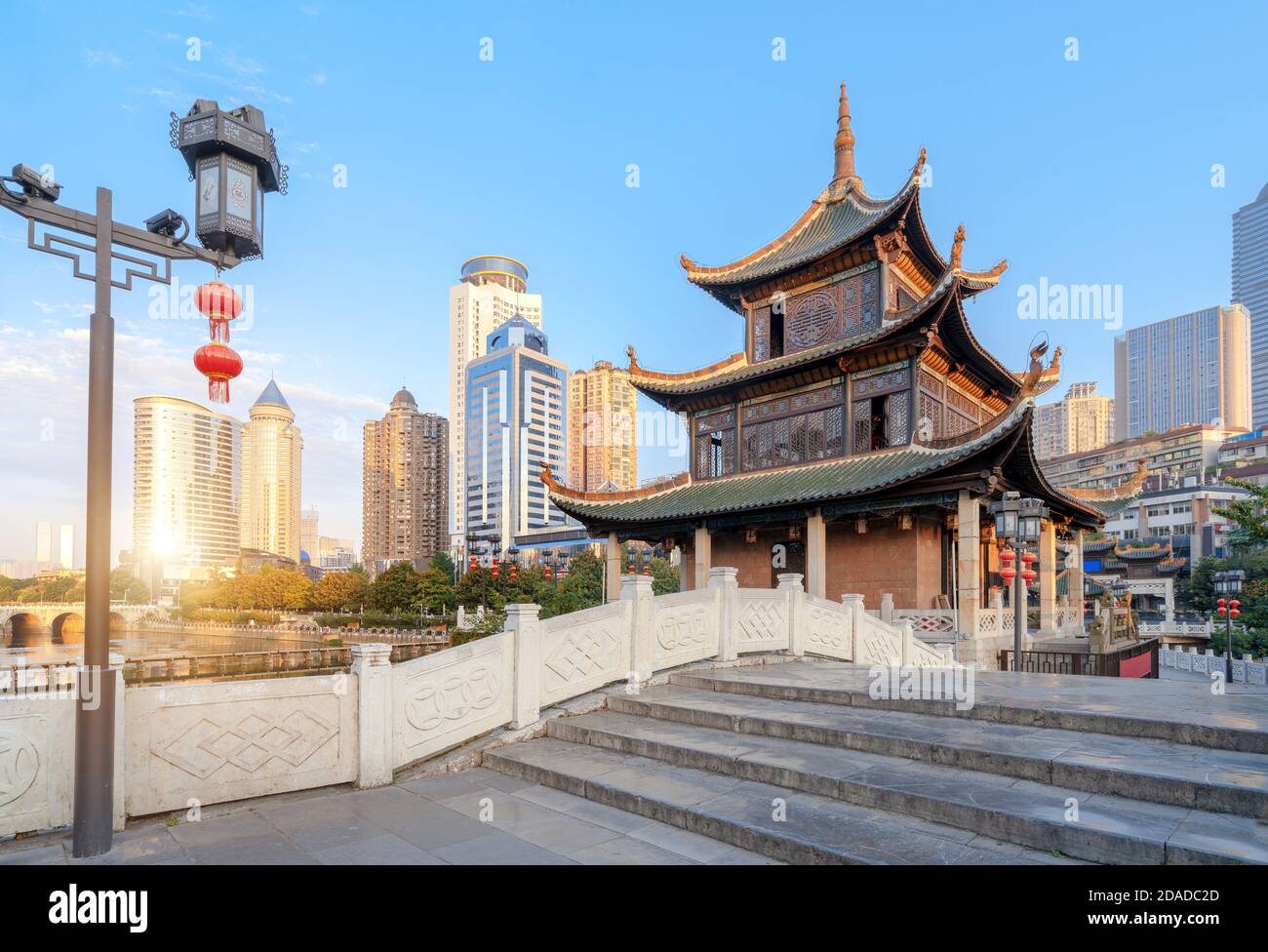 Guiyang's Famous Ancient Architectural Landscape Stock Photo - Alamy