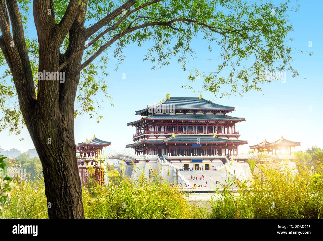 The Ziyun Tower was built in 727 AD and is the main building of the ...