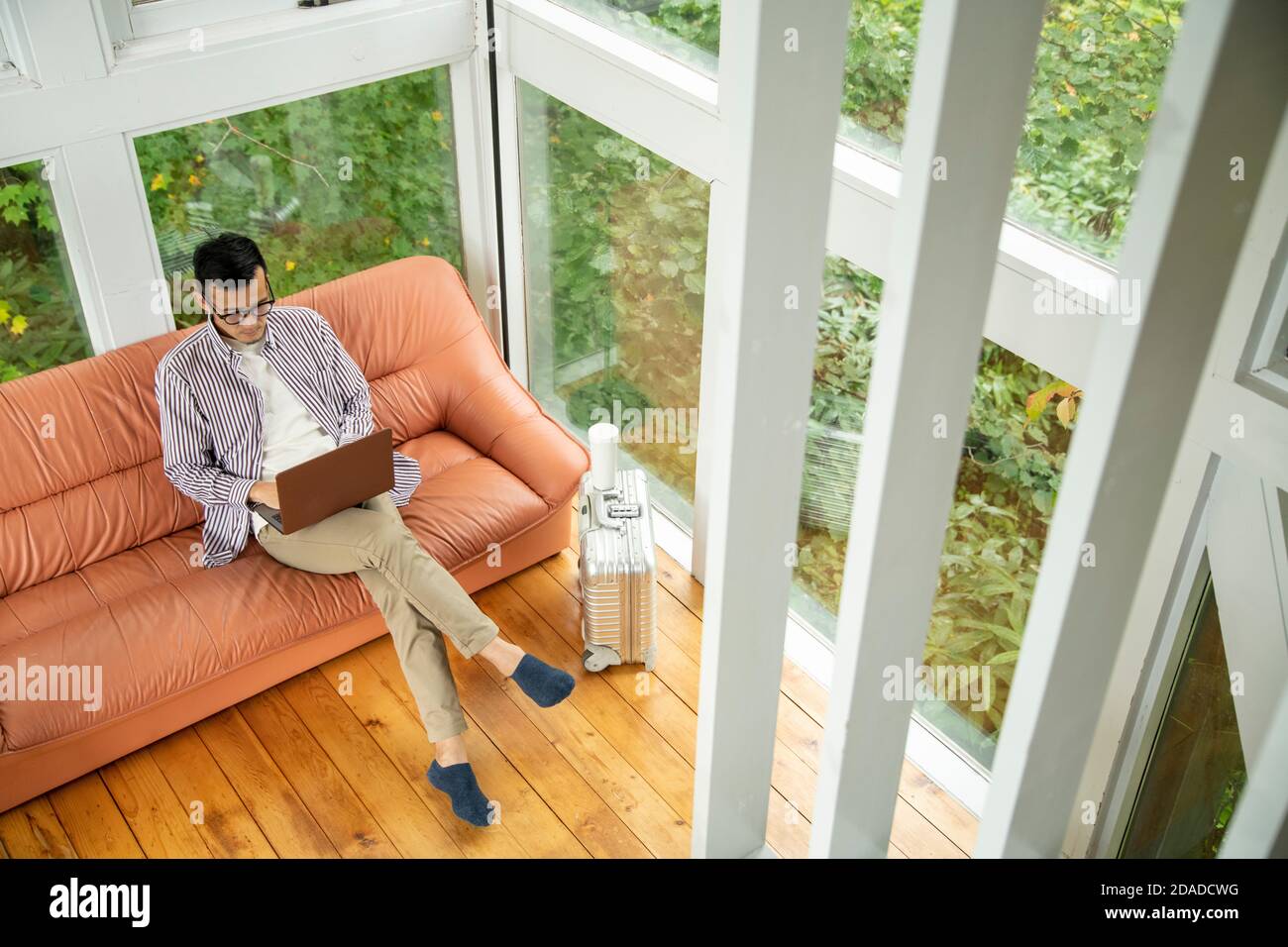 Work on Vacation as New Normal Work Style Stock Photo - Alamy